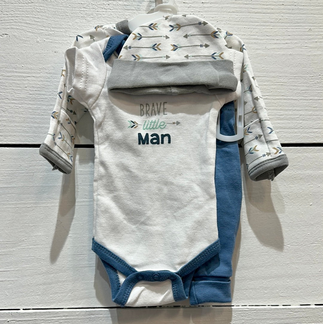 Boys Preemie Brave Little Man Set – Boutique Baby